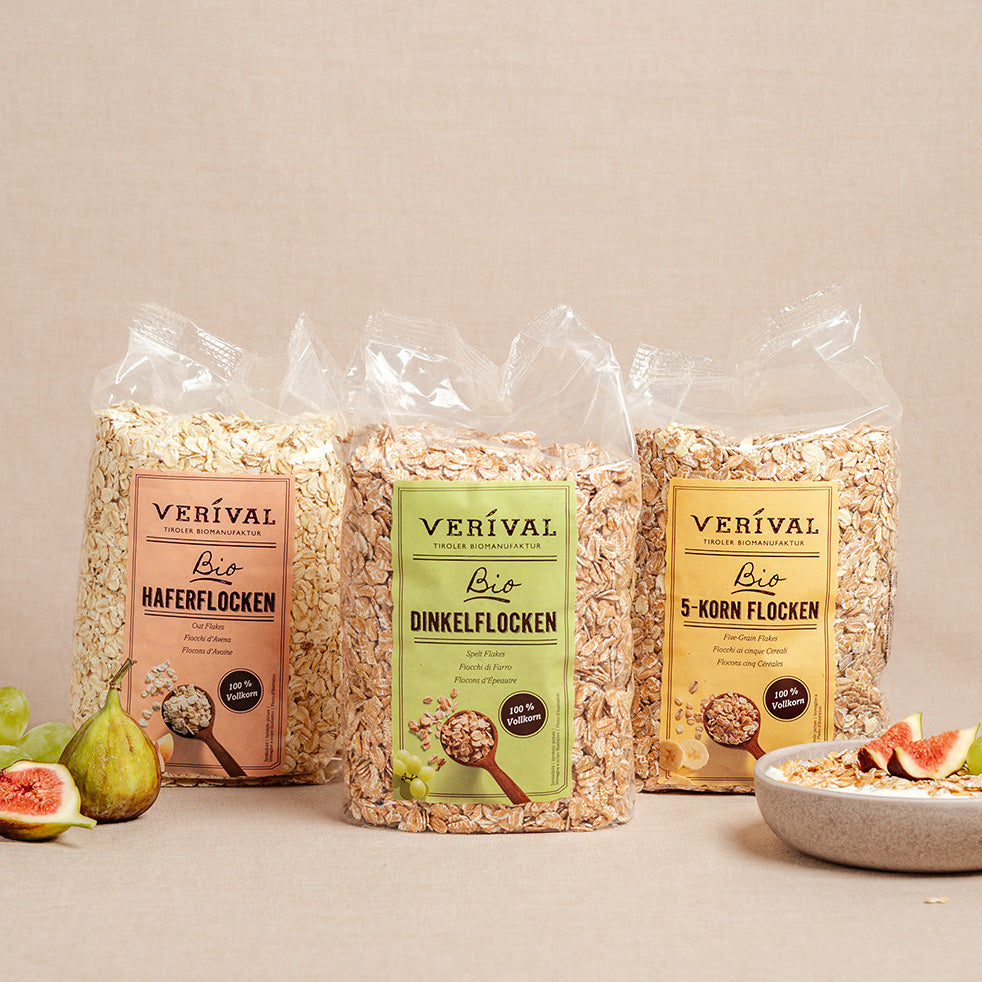 Buy oat flakes - Verival organic products for breakfast
