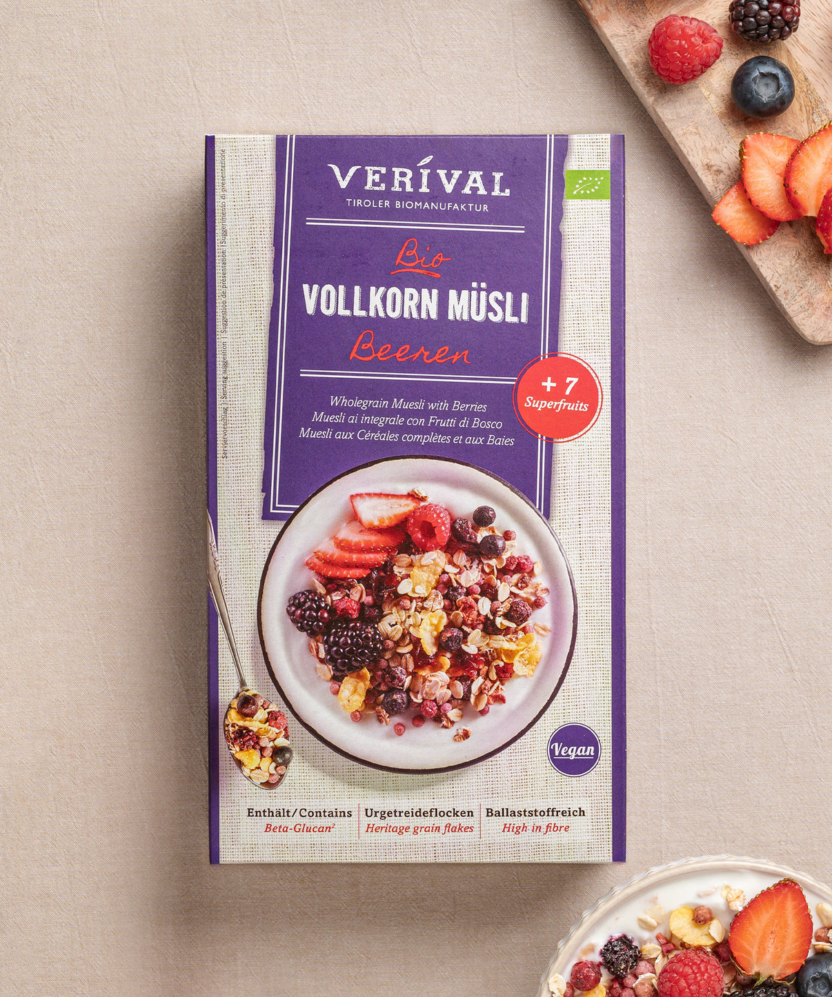 Verival Beeren Vollkorn Müsli