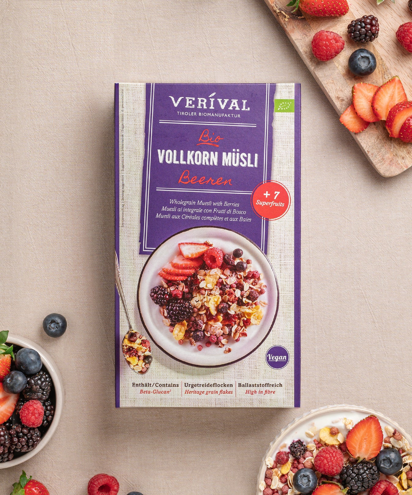 Verival Beeren Vollkorn Müsli